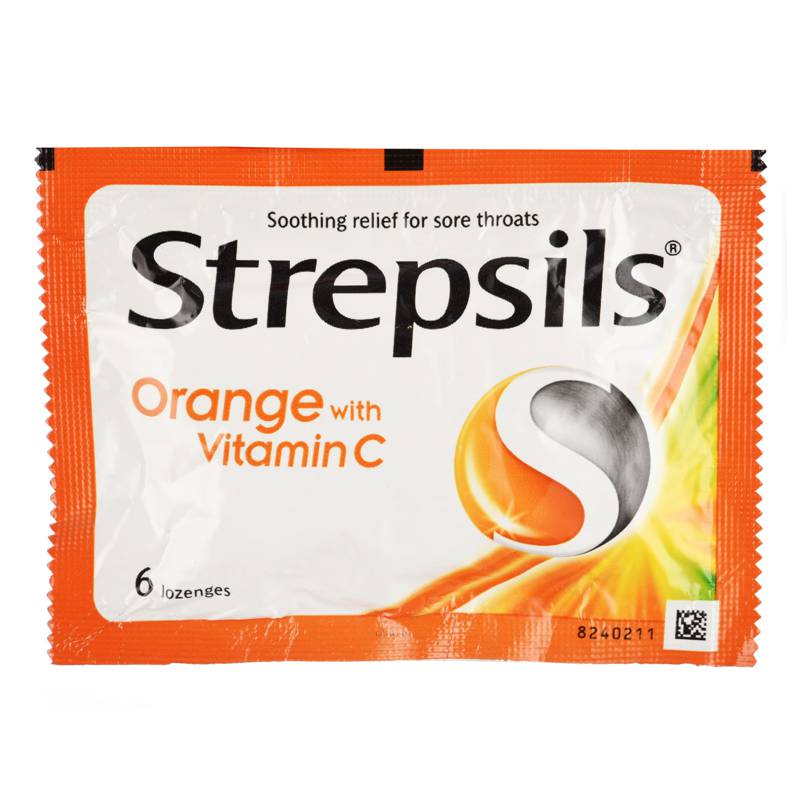Strepsils Soothing Relief Lozenges - Orange With Vitamin C | NTUC FairPrice