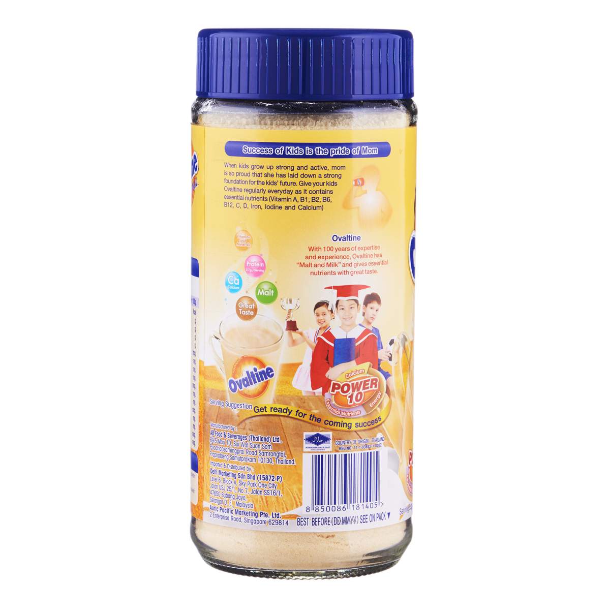 Ovaltine Instant Malt Drink Powder Jar - Malted Milk (Power 10) | NTUC ...