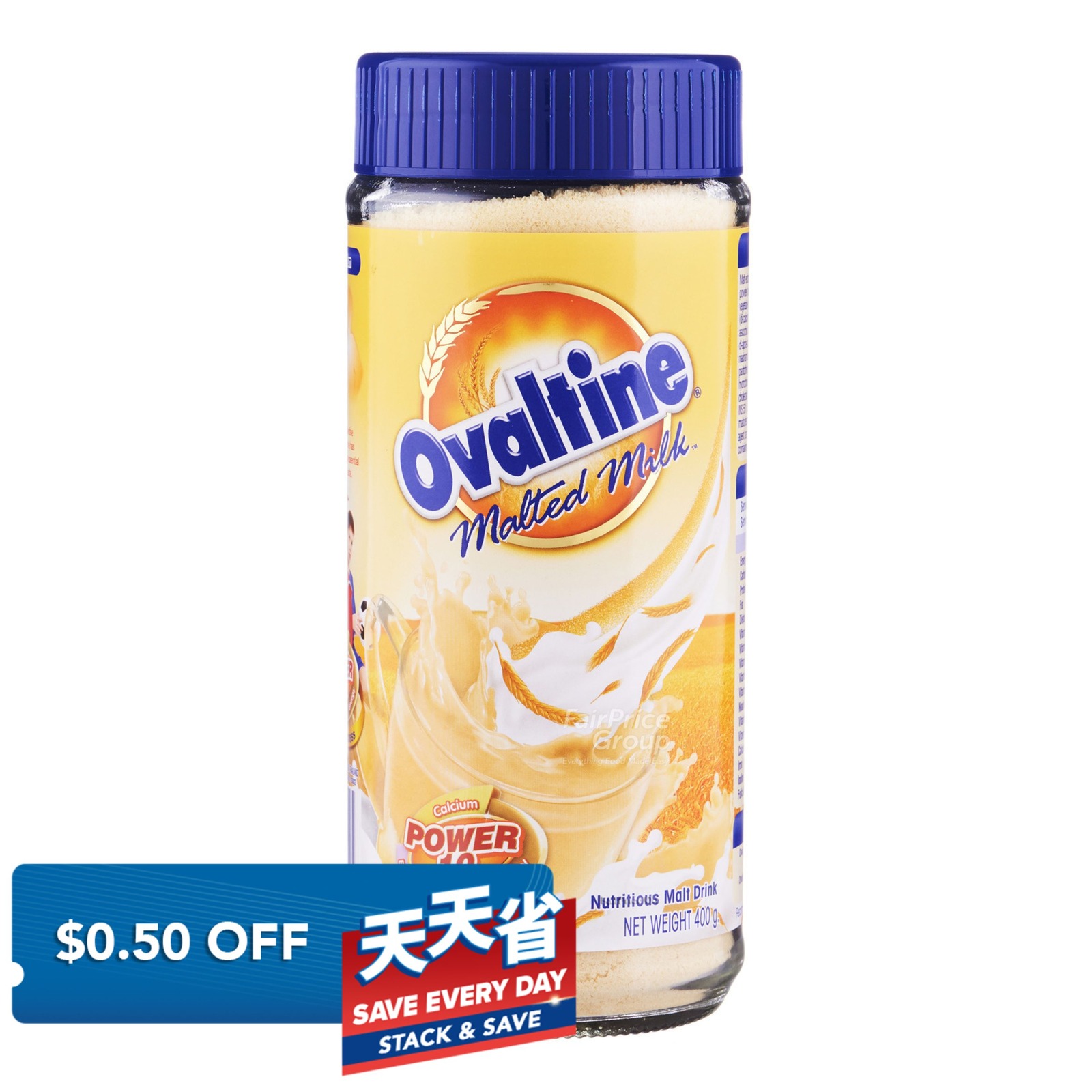 Ovaltine Instant Malt Drink Powder Jar - Malted Milk (Power 10) | NTUC ...