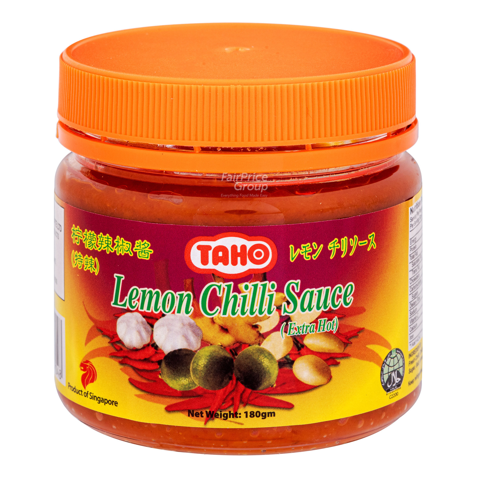 Taho Lemon Chili Sauce - Extra Hot | NTUC FairPrice