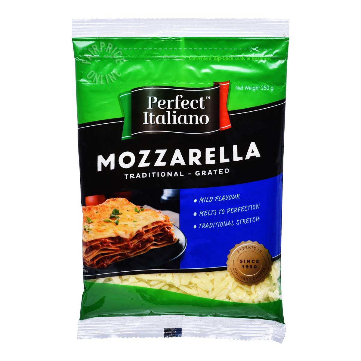 Perfect Italiano Cheese - Mozzarella (Grated) | NTUC FairPrice