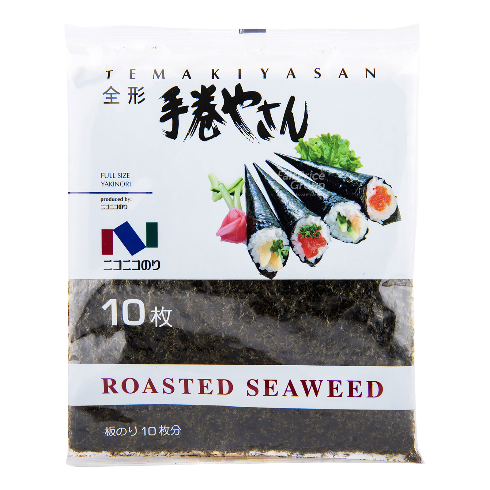 Nico-Nico Foods Roasted Seaweed - Temakiyasan (Full Size) | NTUC FairPrice