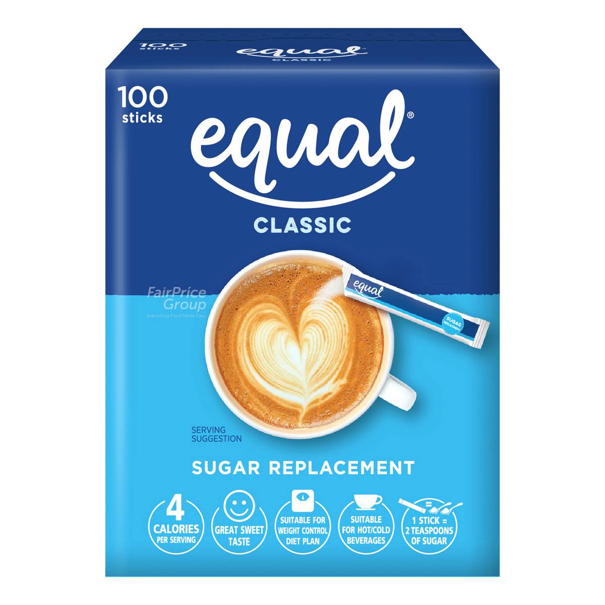 Equal Sweetener Sachets - Classic | NTUC FairPrice