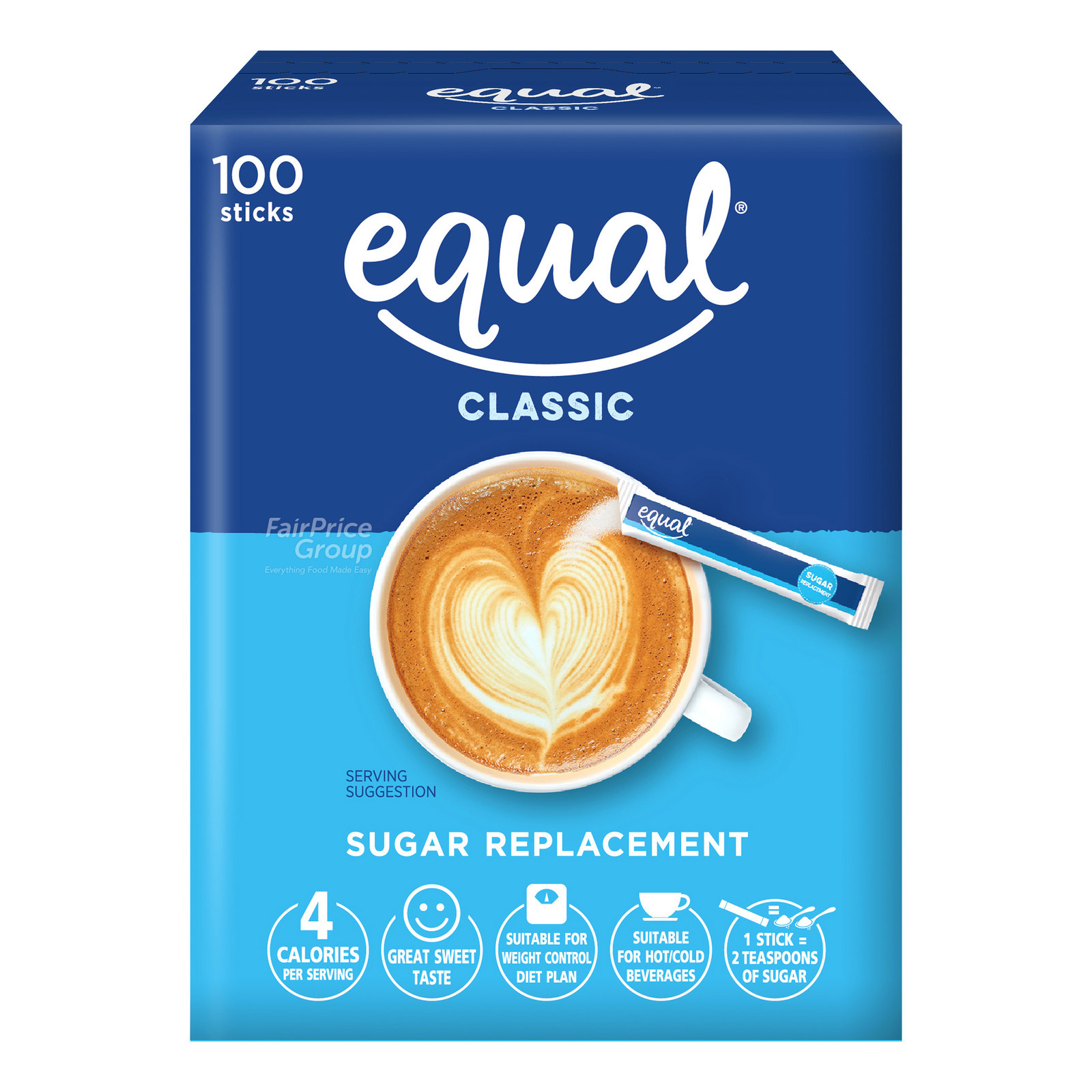 Equal Sweetener Sachets - Classic | NTUC FairPrice