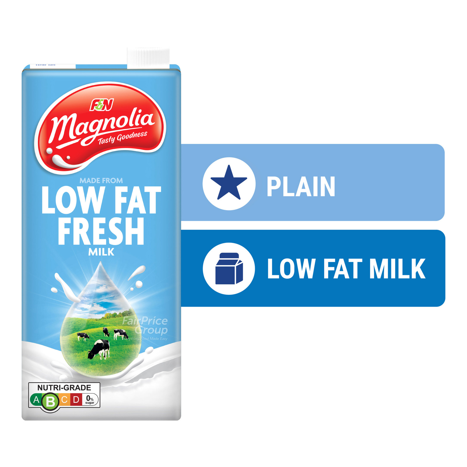 F & N Magnolia UHT Milk - Low Fat | NTUC FairPrice
