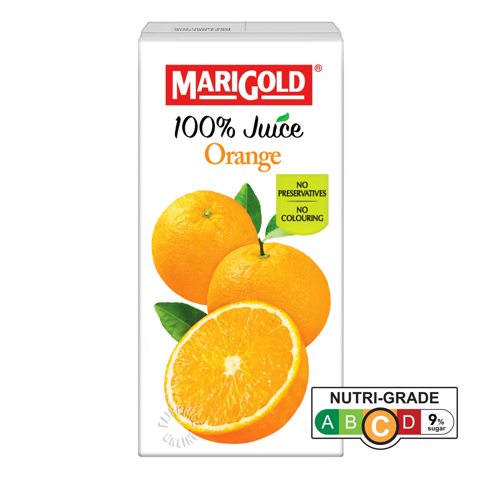 Marigold 100% Packet Juice - Orange | NTUC FairPrice