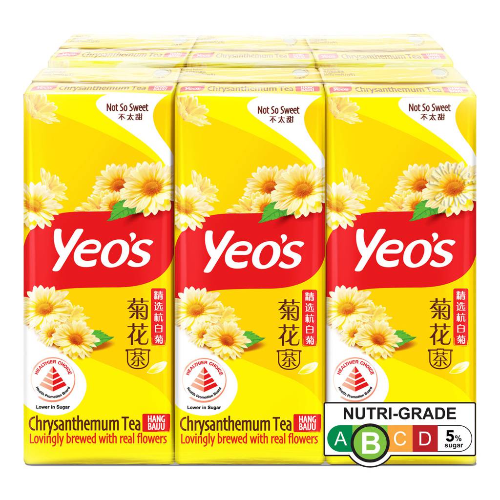 Yeo's Packet Drink - Chrysanthemum Tea (Not So Sweet) | NTUC FairPrice