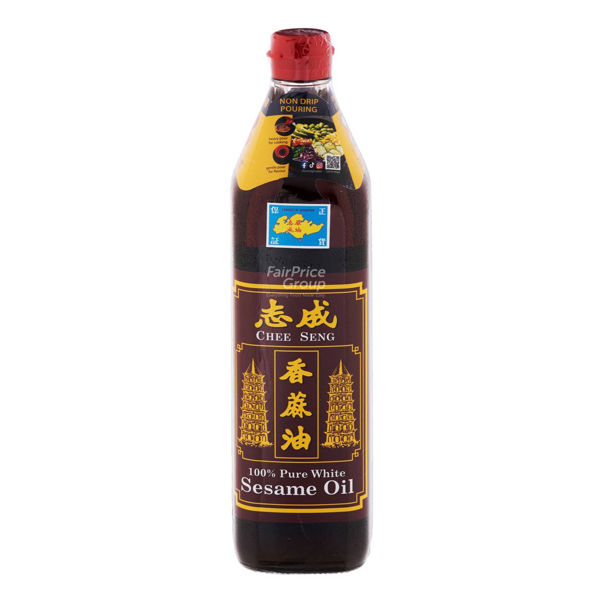Chee Seng Sesame Oil - White | NTUC FairPrice