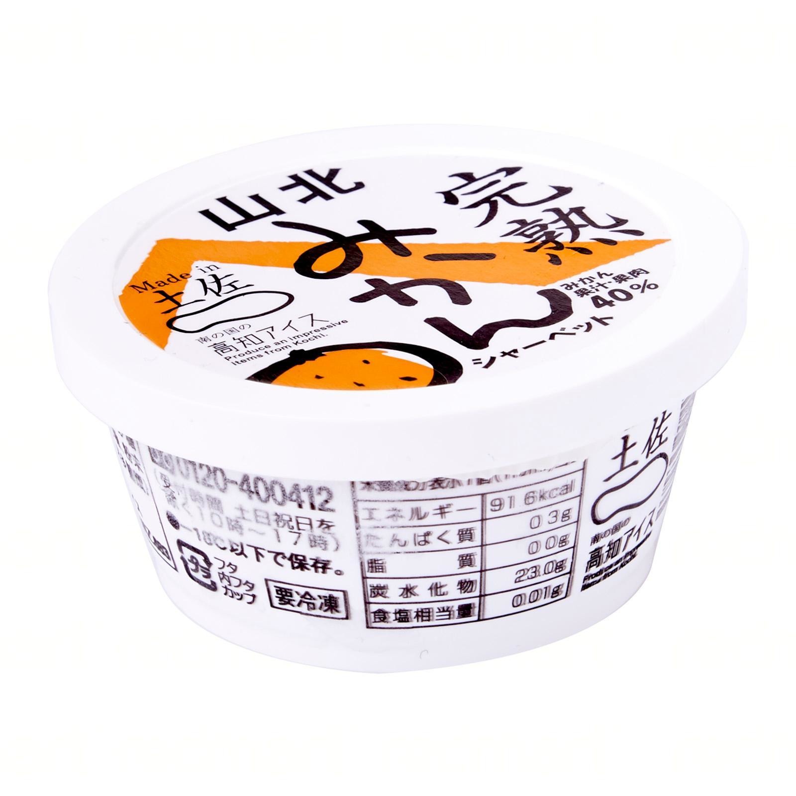 Kochi Ice Yamakita Mikan Sorbet Japanese Ice Cream Cup | NTUC FairPrice