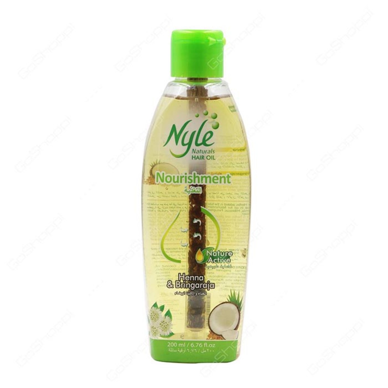 Nyle Naturals Hair Oil Nourishment Henna n Bringaraja | NTUC FairPrice