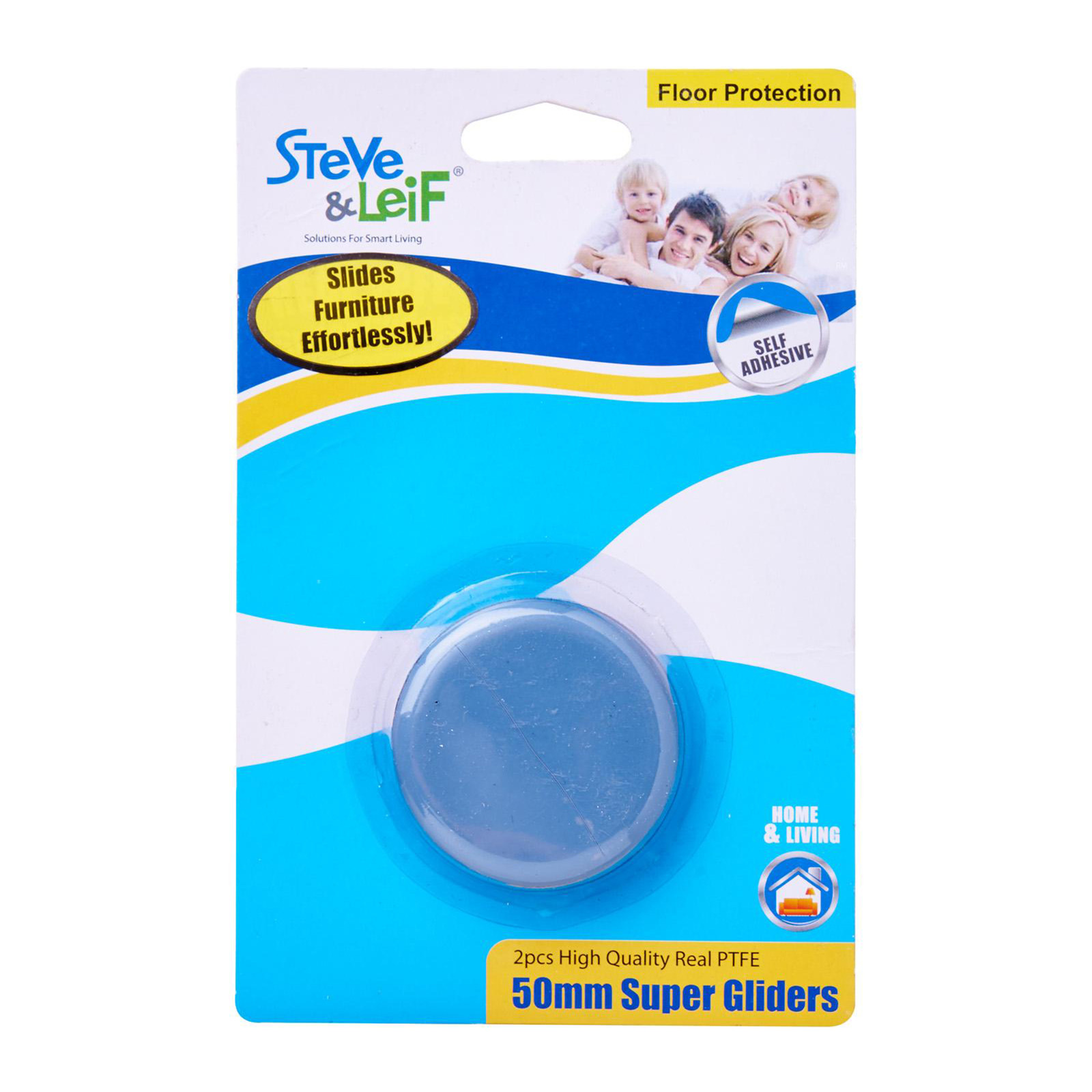 Steve & Leif Self-Adhesive Ptfe Super Gliders (50MM) | NTUC FairPrice