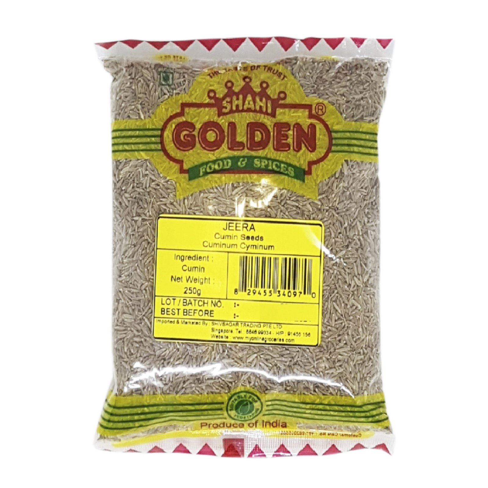 Shahi Golden Cumin Seeds (Jeera) - By Shivsagar Trading | NTUC FairPrice