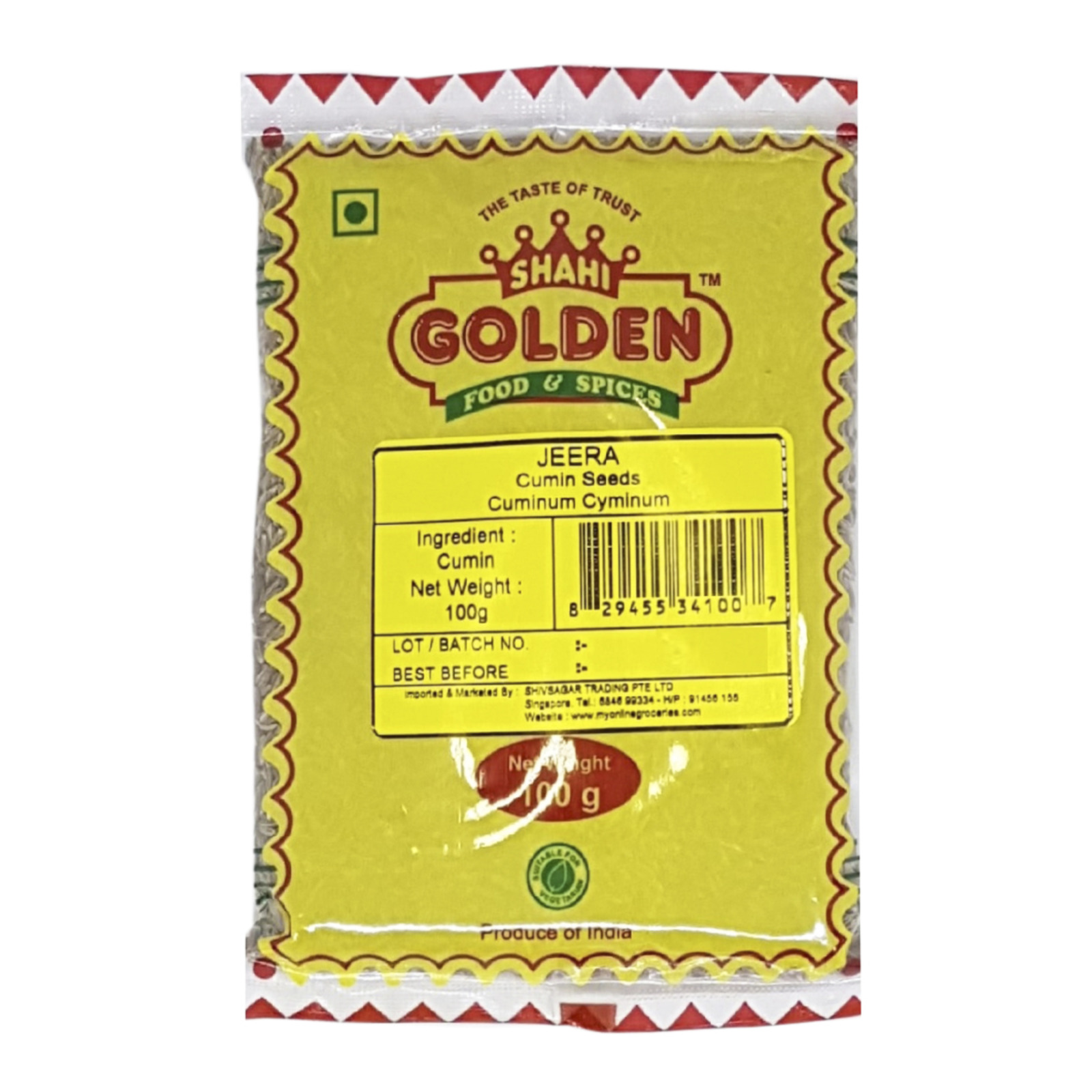 Shahi Golden Cumin Seeds (Jeera) - By Shivsagar Trading | NTUC FairPrice