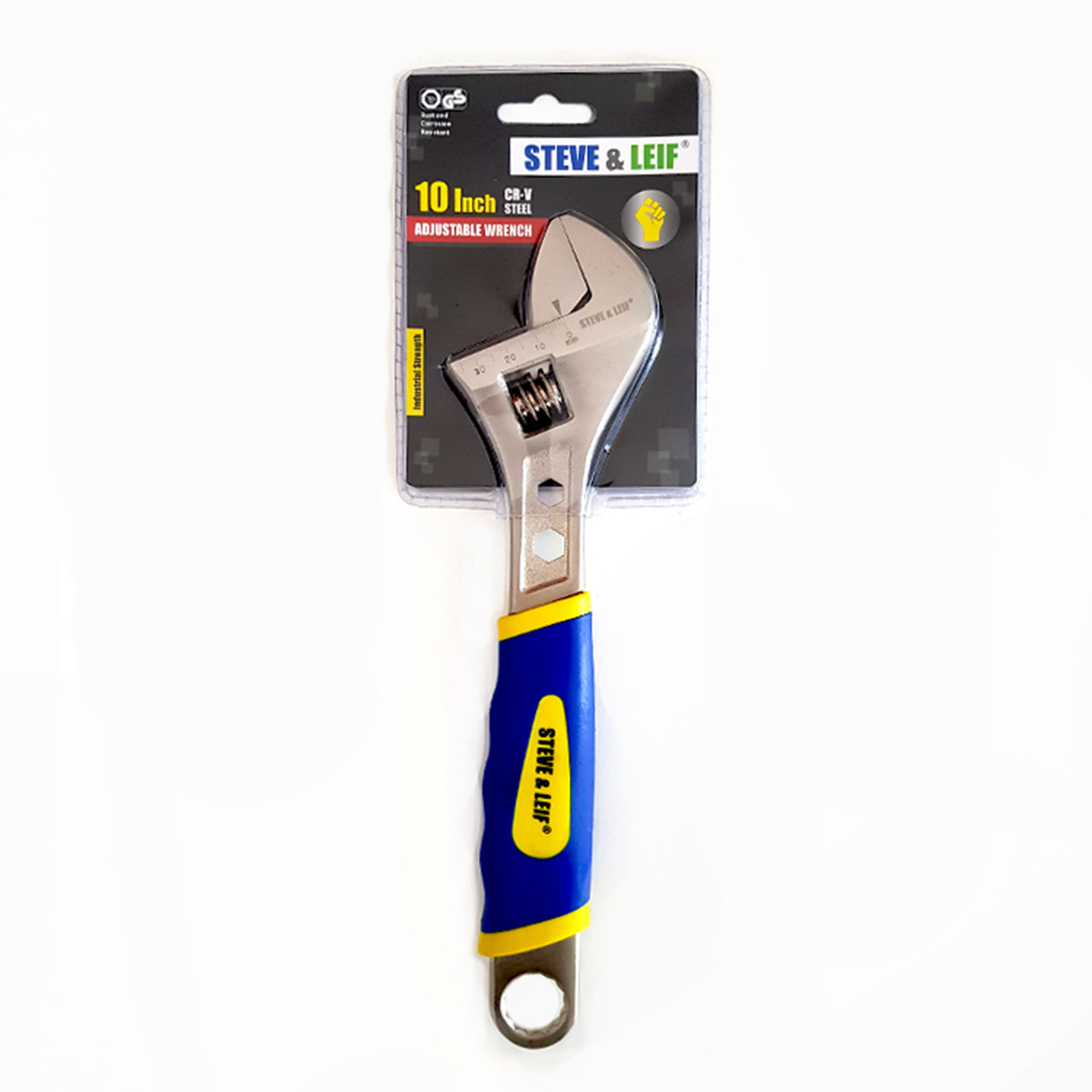 Steve & Leif Adjustable Wrench With Grip CR-V Steel (10 Inch) | NTUC ...