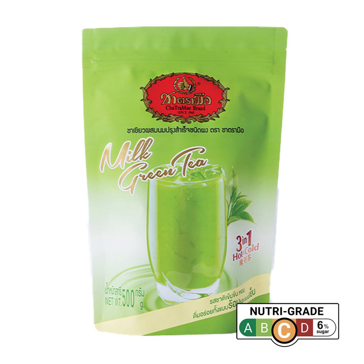 CHA TRA MUE 3 IN 1 HOT & COLD MILK GREEN TEA 5 | NTUC FairPrice