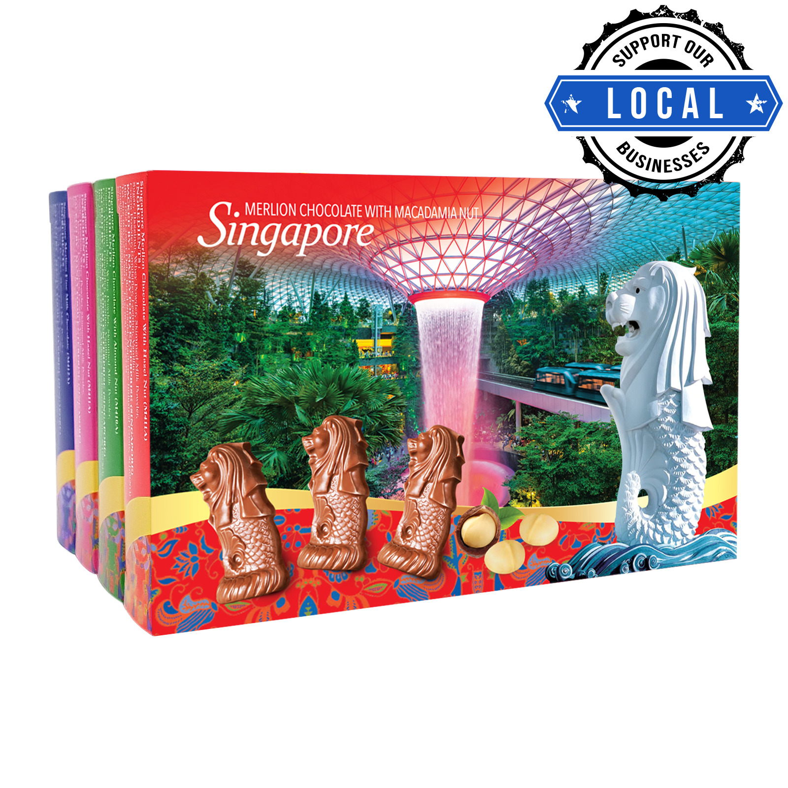 Manly Singapore Merlion Chocolate - Assorted (4 in 1) | NTUC FairPrice