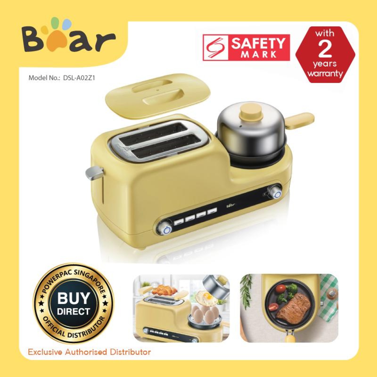 Bear 5 in 1 Toaster DSL-A02Z1 | NTUC FairPrice