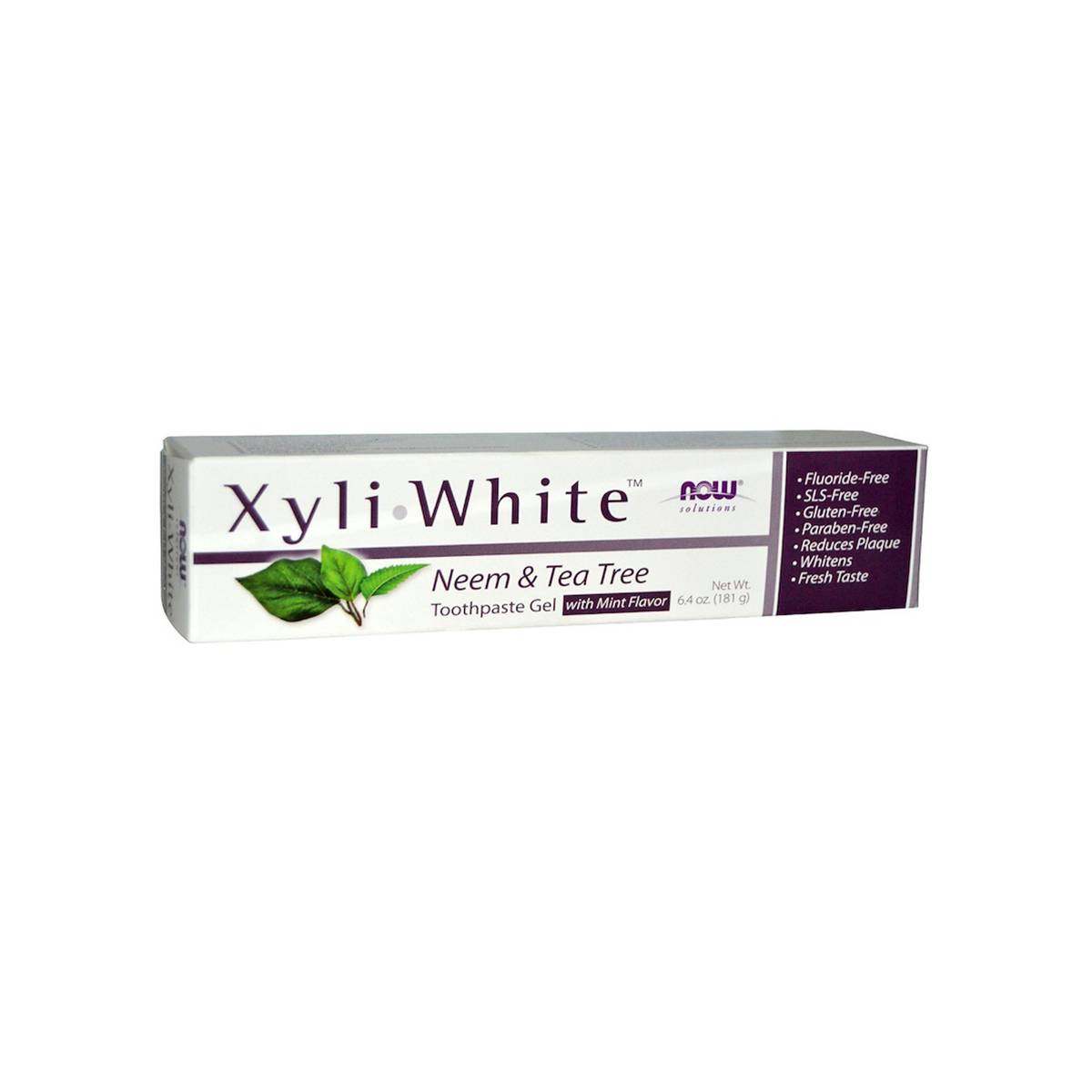 Now Foods XyliWhite Neem & Tea Tree Toothpaste Gel | NTUC FairPrice