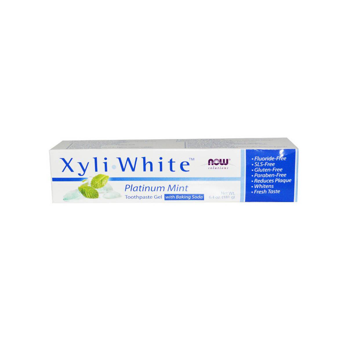 Now Foods XyliWhite Platinum Mint Toothpaste Gel | NTUC FairPrice