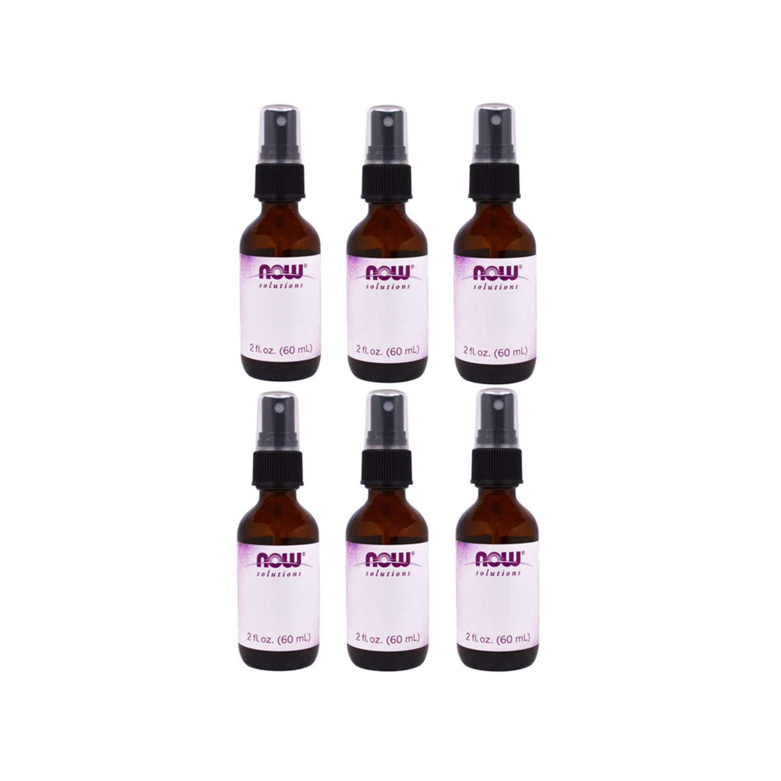 Now Foods Empty Amber Glass Bottle + Spray Lid 2oz | NTUC FairPrice