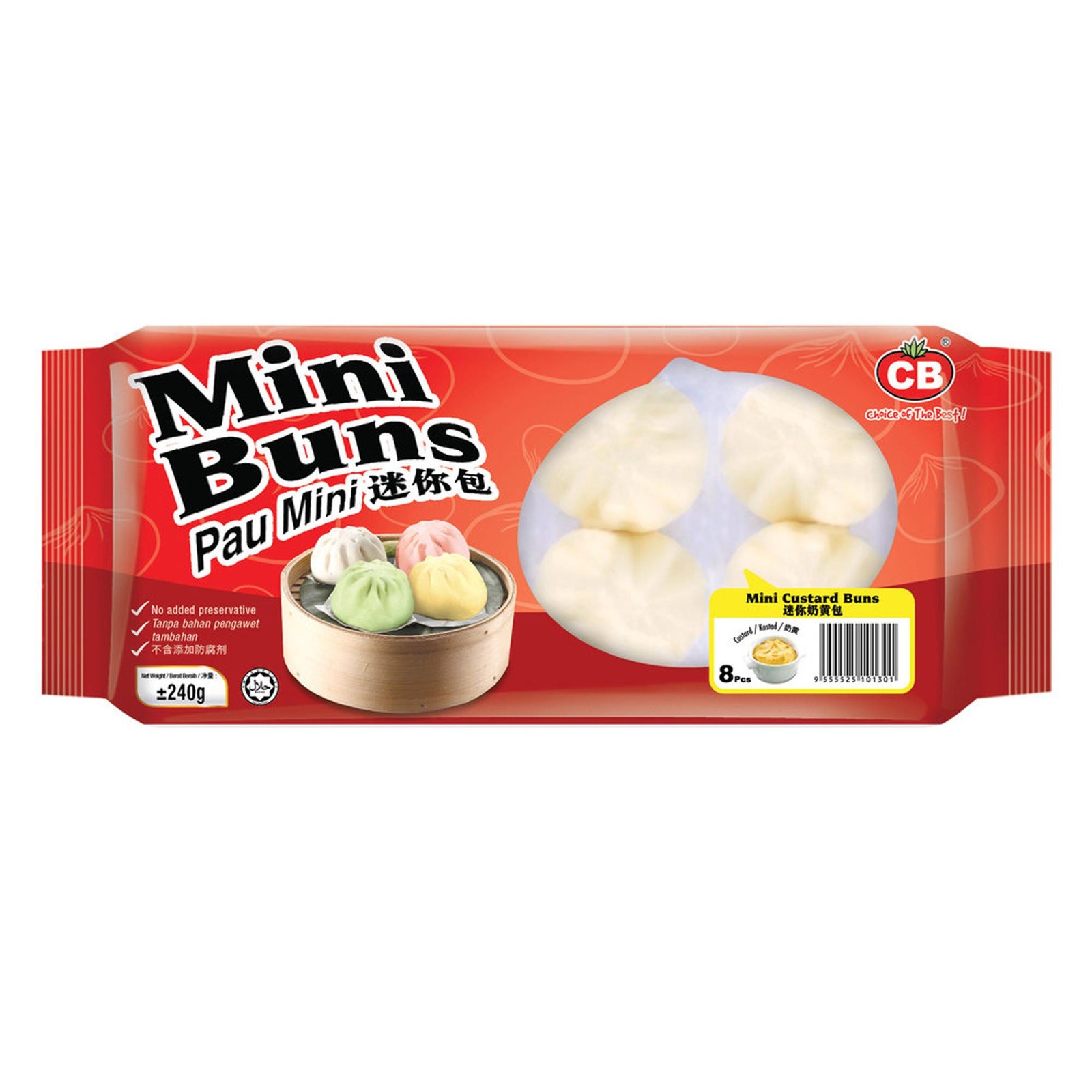 CB Mini Custard Bun (8pcs) | NTUC FairPrice