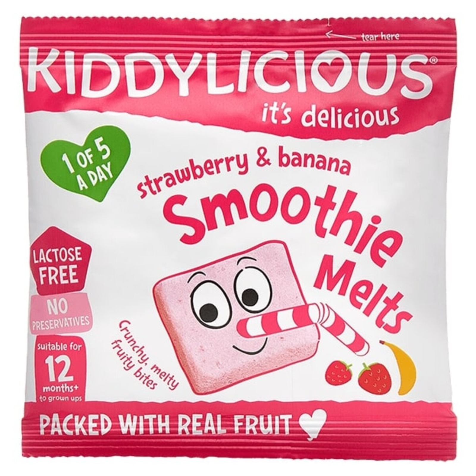 Kiddylicious Smoothie Melts Strawberry | NTUC FairPrice