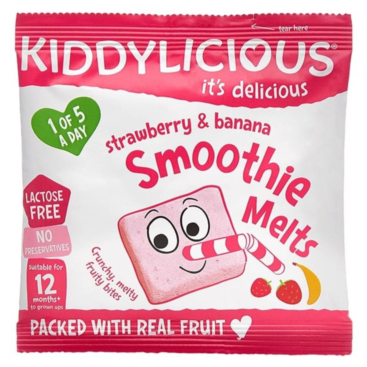 Kiddylicious Smoothie Melts Strawberry | NTUC FairPrice