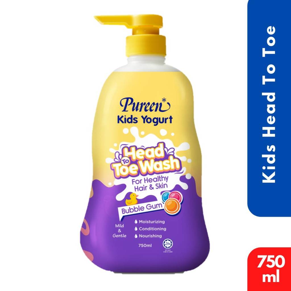 Pureen Kids Yogurt Head To Toe Wash - Bubble Gum | NTUC FairPrice