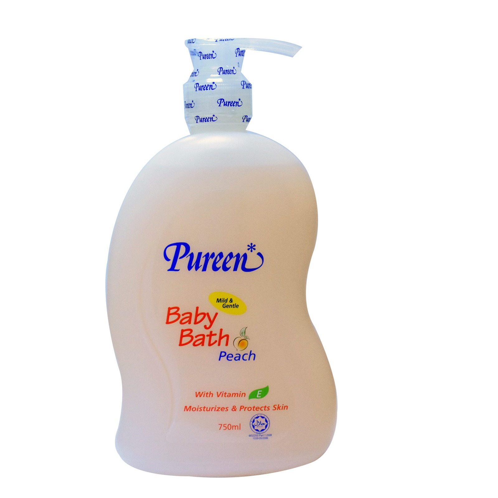 Pureen Baby Bath - Peach And Vit E | NTUC FairPrice