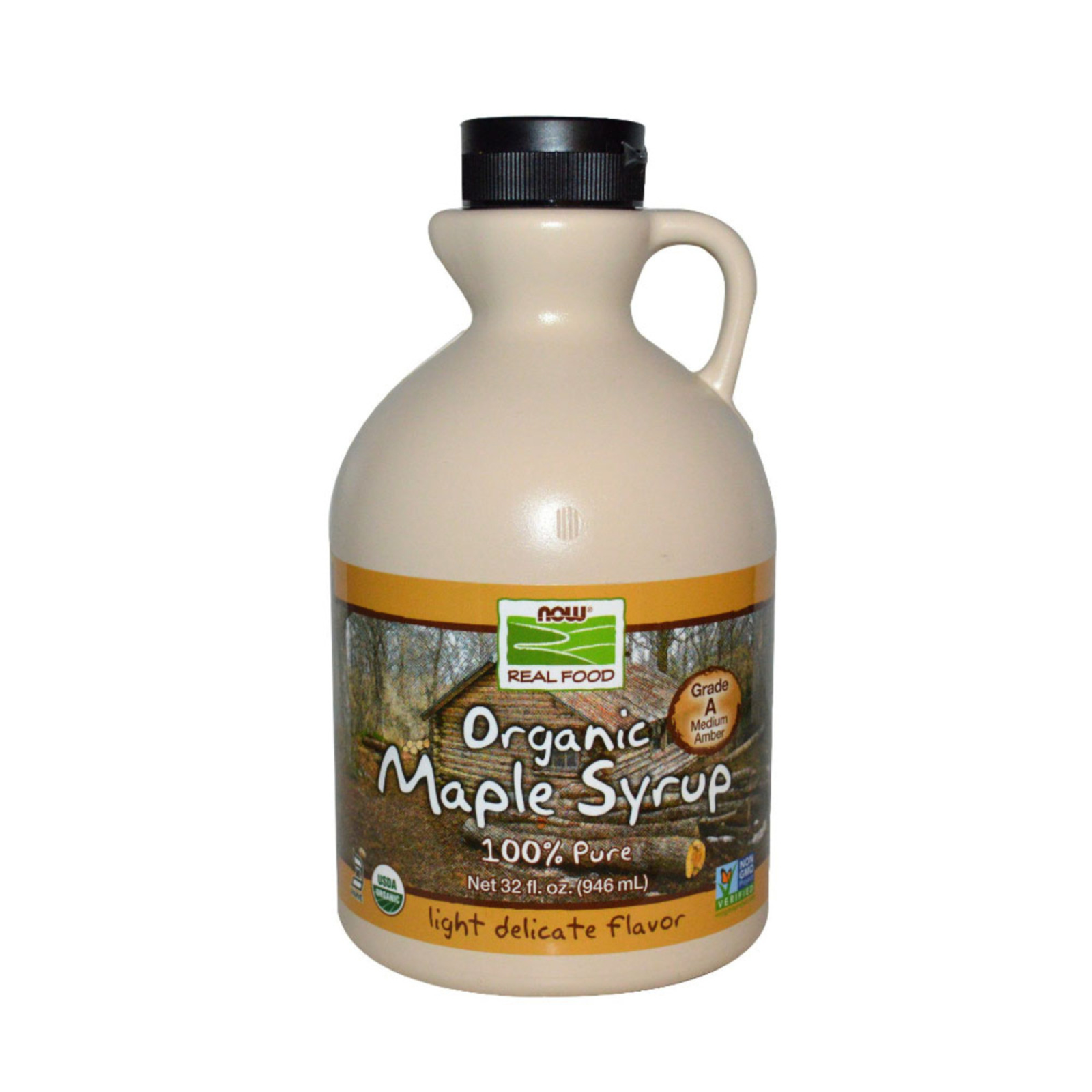 Now Foods Organic Maple Syrup, Grade A, Medium Amber | NTUC FairPrice