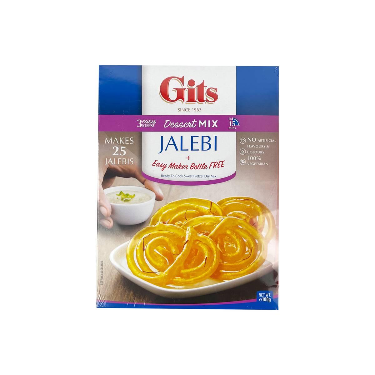 Gits Jelebi Mix 100G (With Free Maker) -- By Dashmesh | NTUC FairPrice