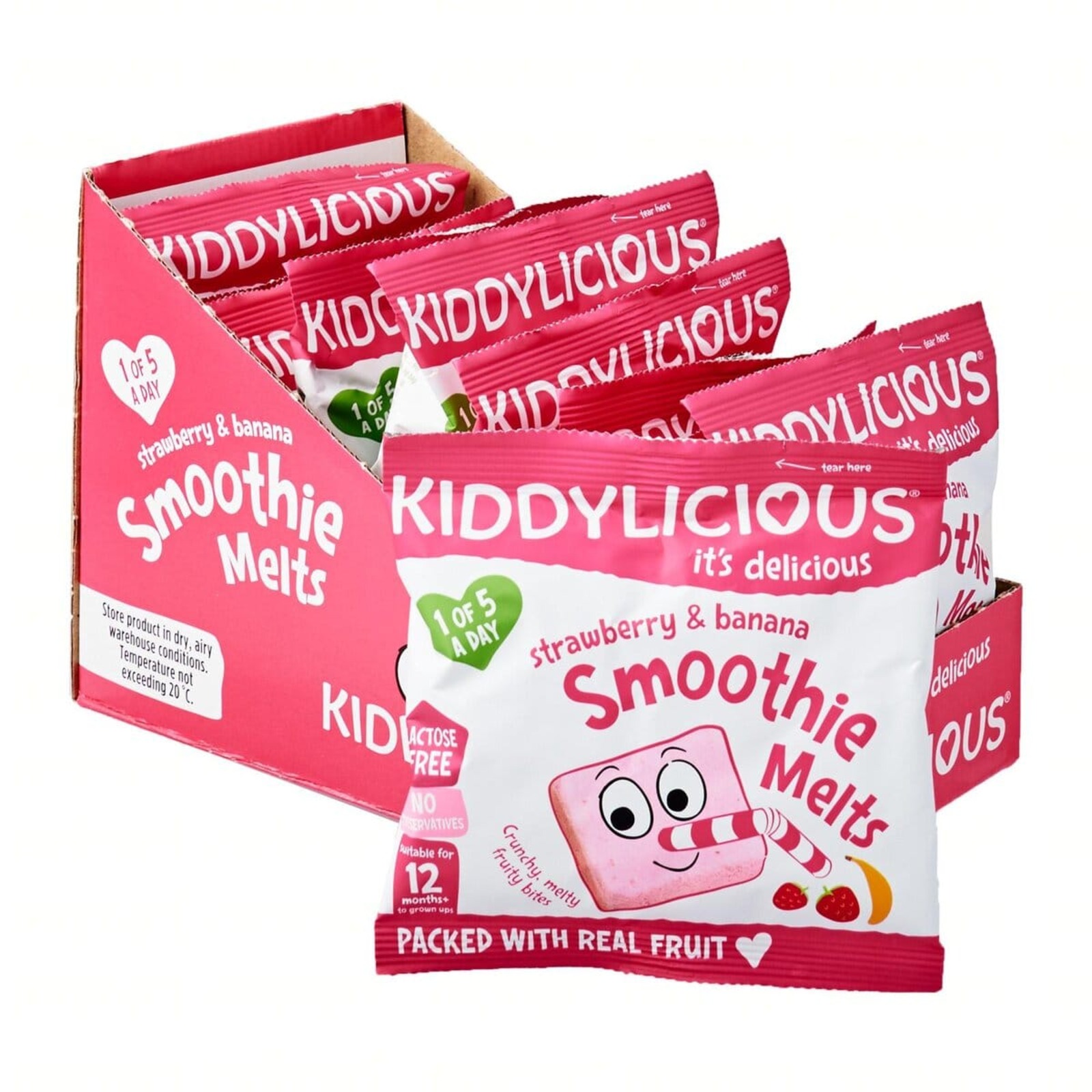 Kiddylicious Smoothie Melts Strawberry | NTUC FairPrice