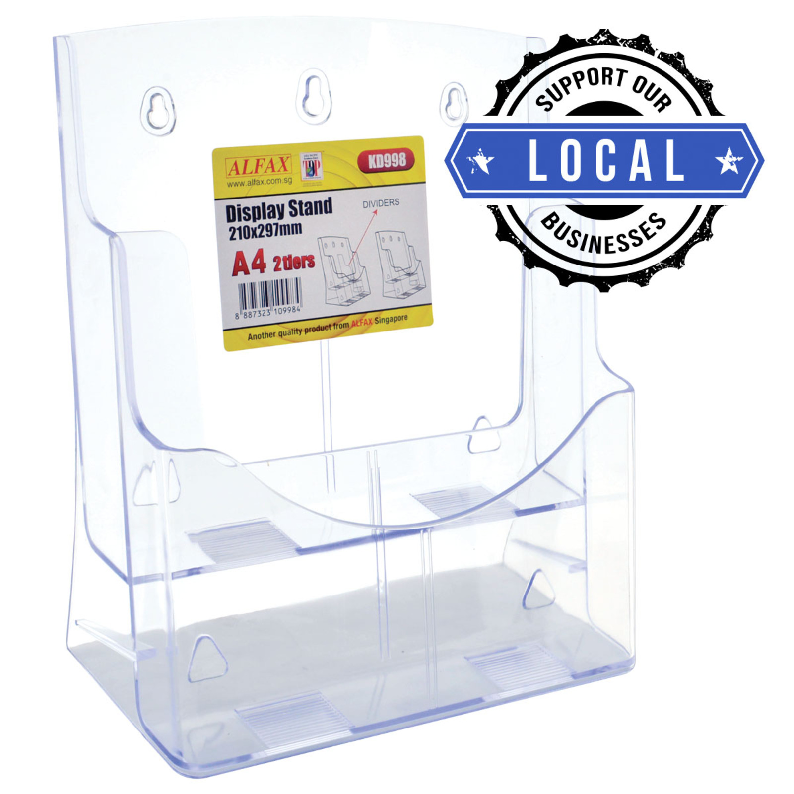 Alfax Kd998 Brochure Rack A4 2-Tier | NTUC FairPrice