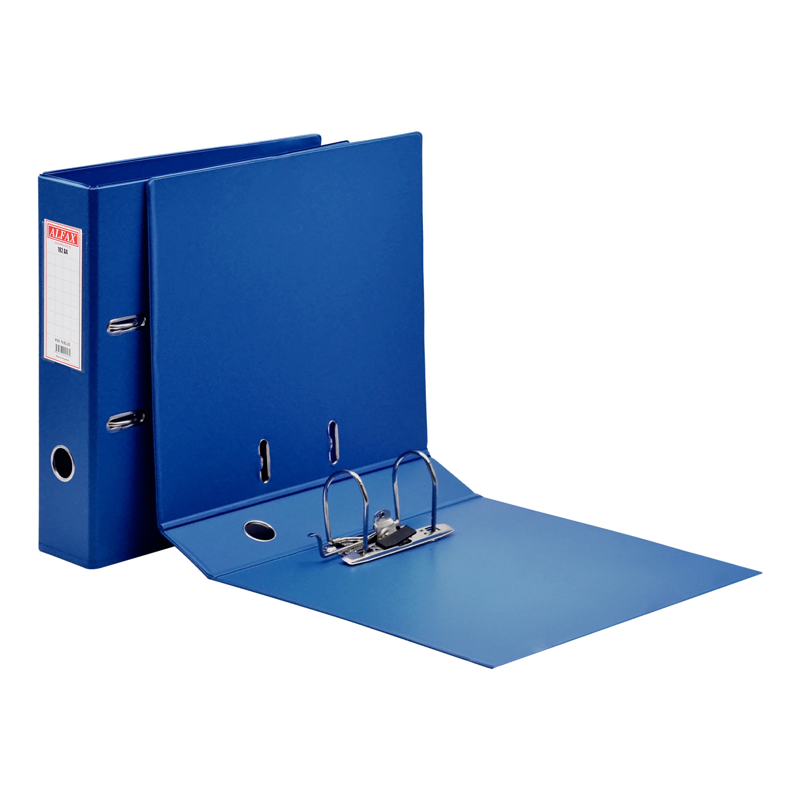 Alfax 182A Pvc Arch File 3inches Spine A4 Navy Blue #08 | NTUC FairPrice