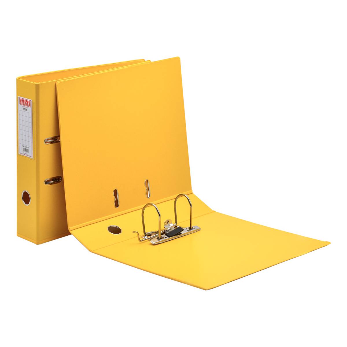 Alfax 182A4 Pvc Arch File 3inches Spine A4 Yellow #04 | NTUC FairPrice