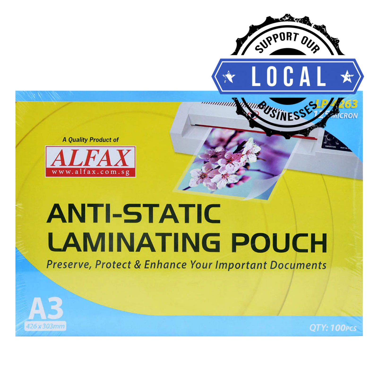 Alfax Lp4263 Anti-Static Laminating Film 125Mic A3 | NTUC FairPrice