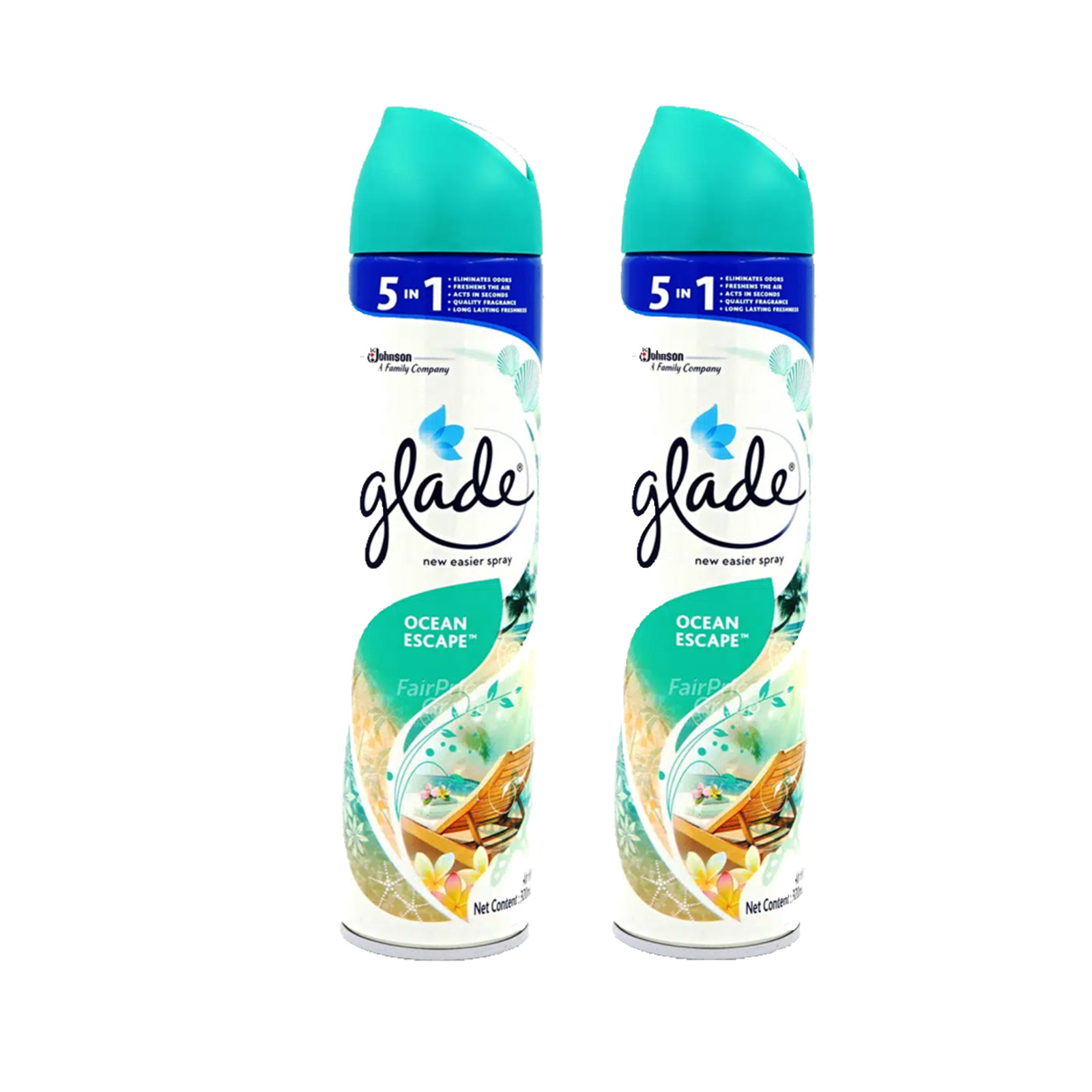 Glade Aerosol Spray Ocean Escape 400 ML Bundle of 2 | NTUC FairPrice