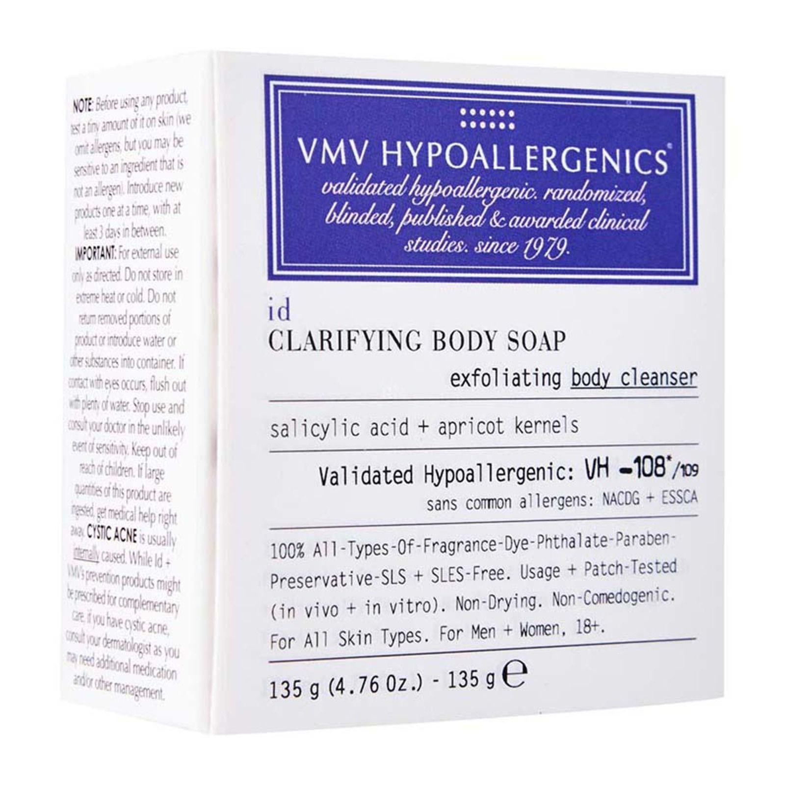 VMV Hypoallergenics Clarify Soap Exfoliating Body Cleanser | NTUC FairPrice