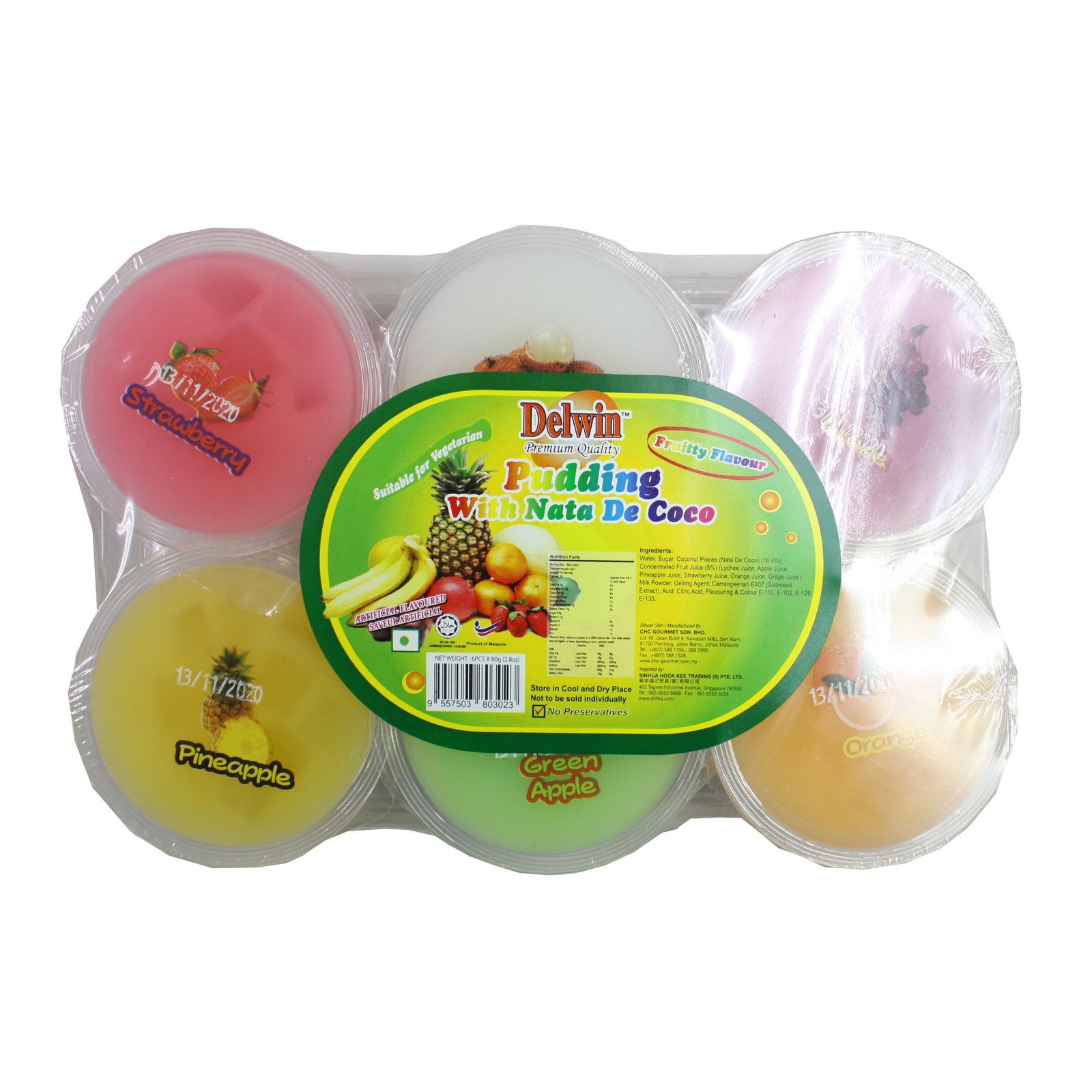 Delwin Pudding with Nata (Fruity) | NTUC FairPrice