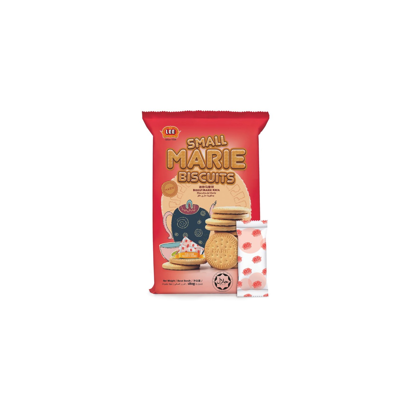 Lee Biscuits Carton - 24 Pack Small Marie Biscuits | NTUC FairPrice