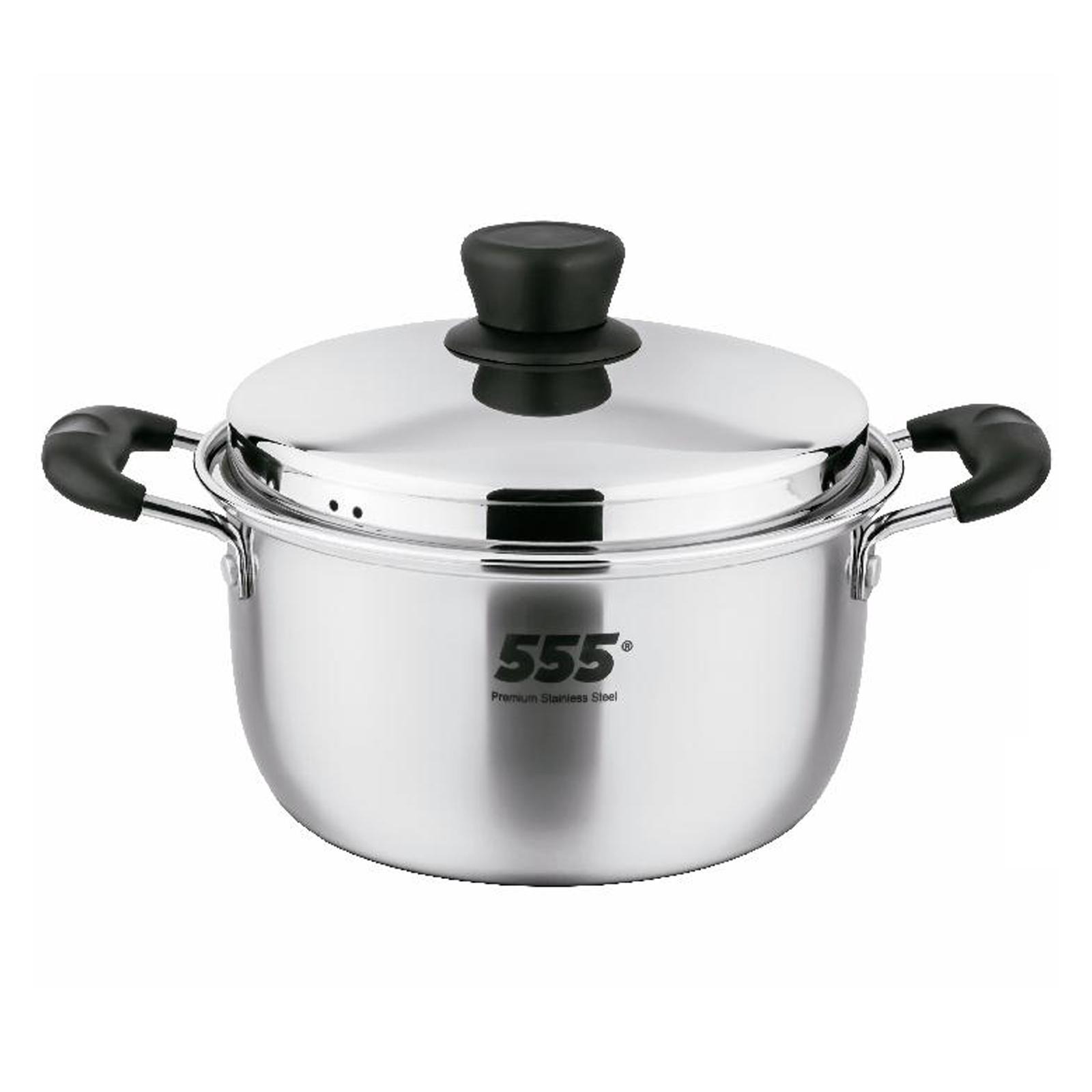 555 Premium Stainless Steel Sauce Pot 20cm - 3.2L | NTUC FairPrice