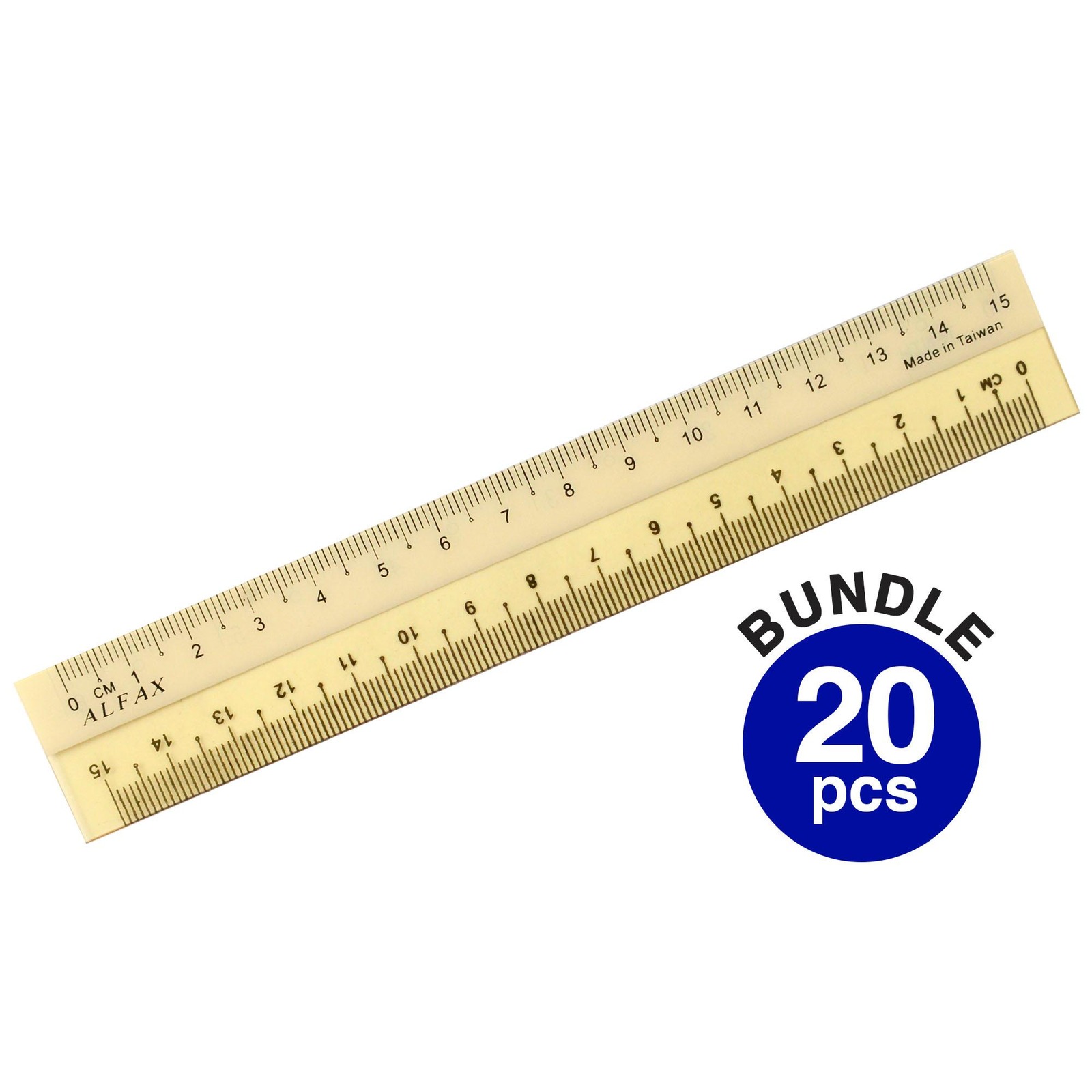 Alfax RU6 Plastic Ruler 15cm | NTUC FairPrice