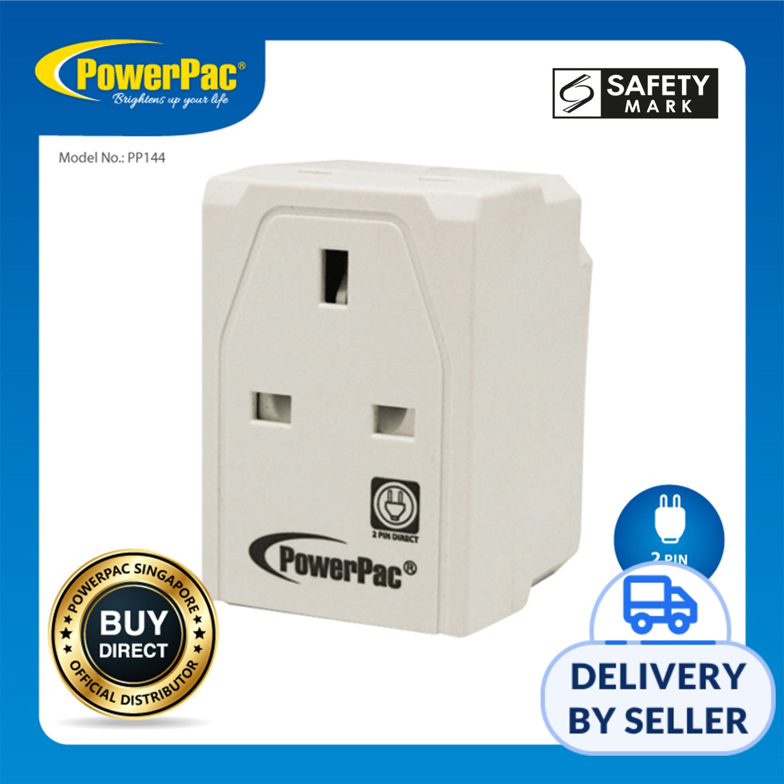 PowerPac (PP144) 2X 3Way Adapter | NTUC FairPrice
