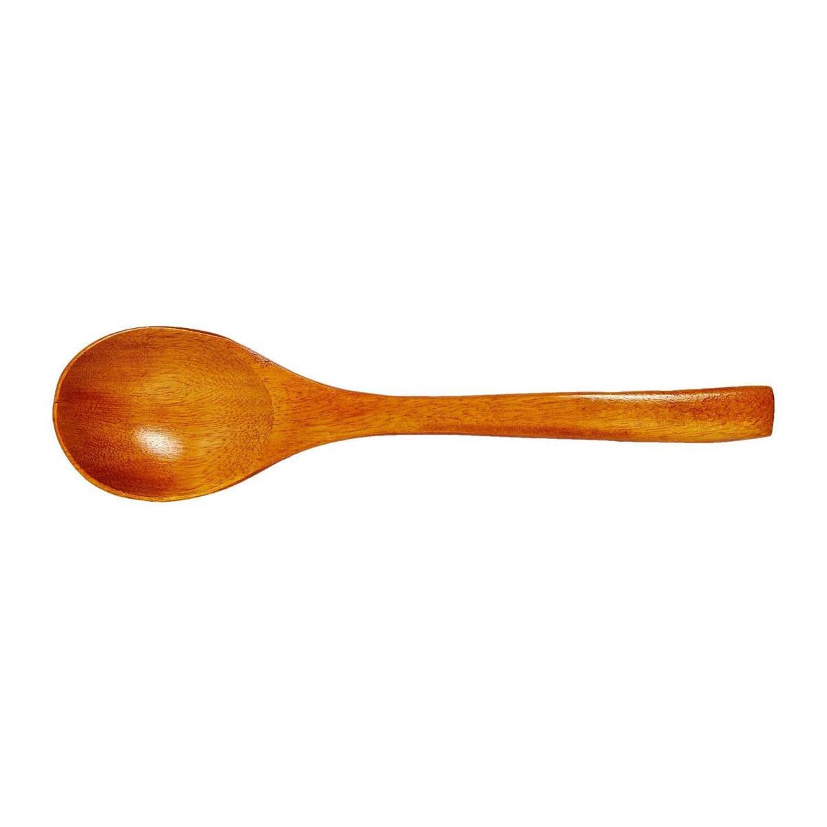 Vesta Wooden Curve Round Spoon 18Cm | NTUC FairPrice