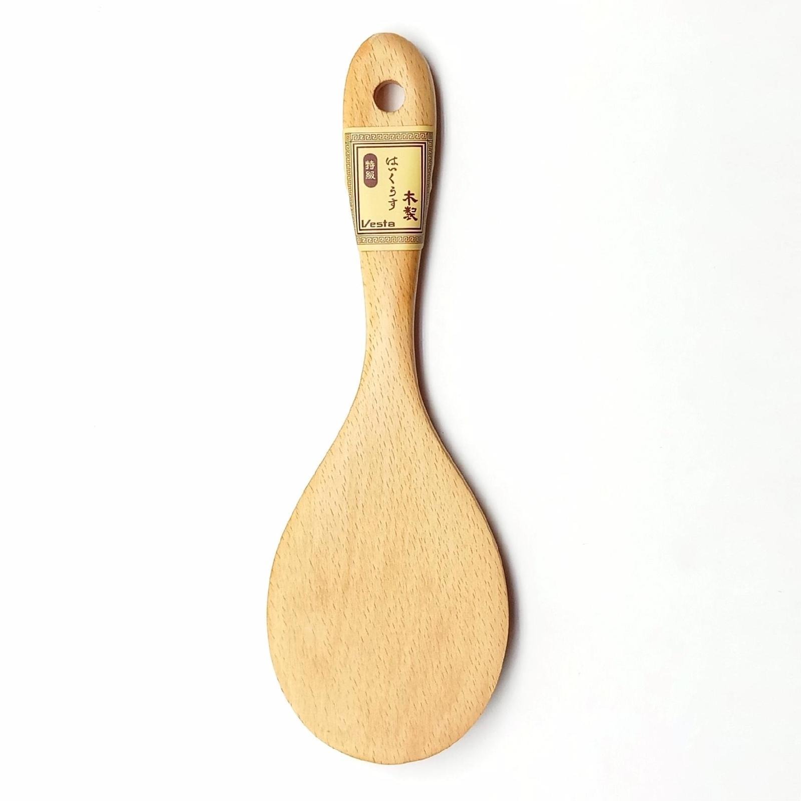 Vesta Wooden Rice Spatula 20.5Cm | NTUC FairPrice