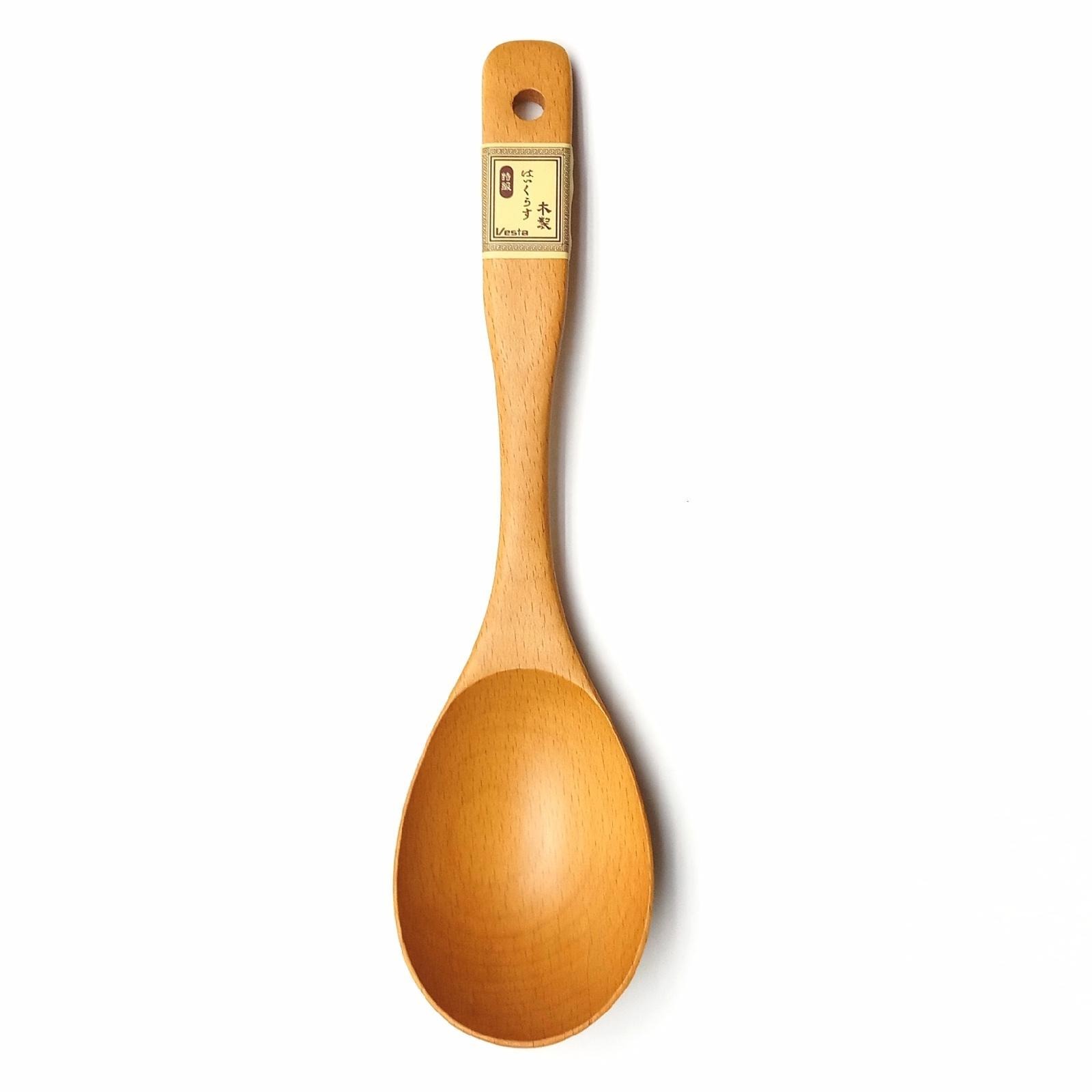 Vesta Wooden Serving Spoon 29Cm | NTUC FairPrice