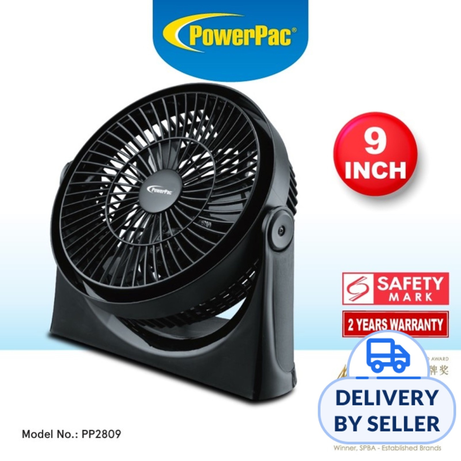 PowerPac (PP2809) 9 Inch Power Fan | NTUC FairPrice
