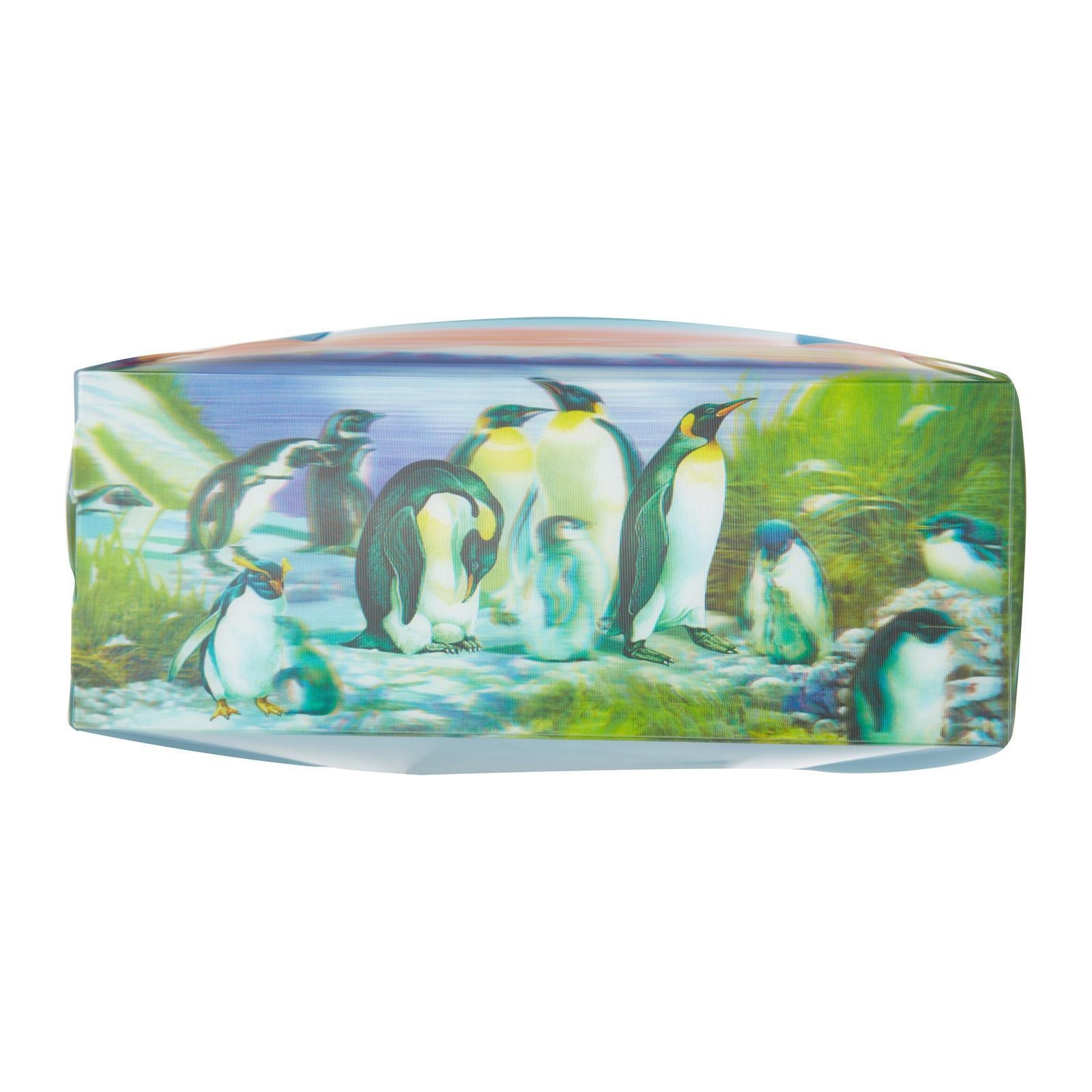 Vesta Plastic 3D Visual Tissue Box 23.5x11.5Cm (Penguin) | NTUC FairPrice