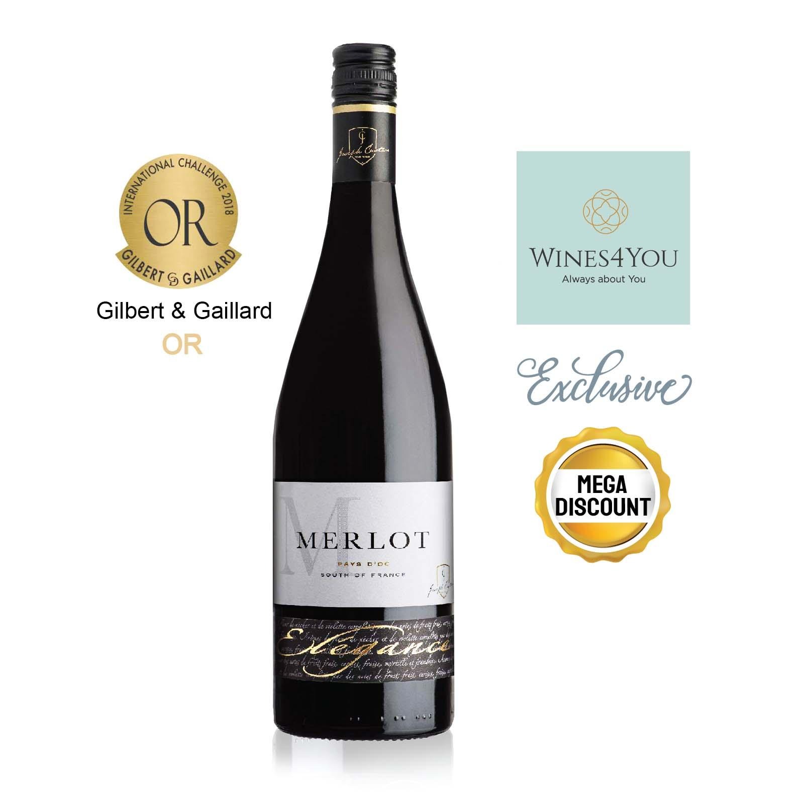 Elegance Merlot France Red Wine 2020 | NTUC FairPrice