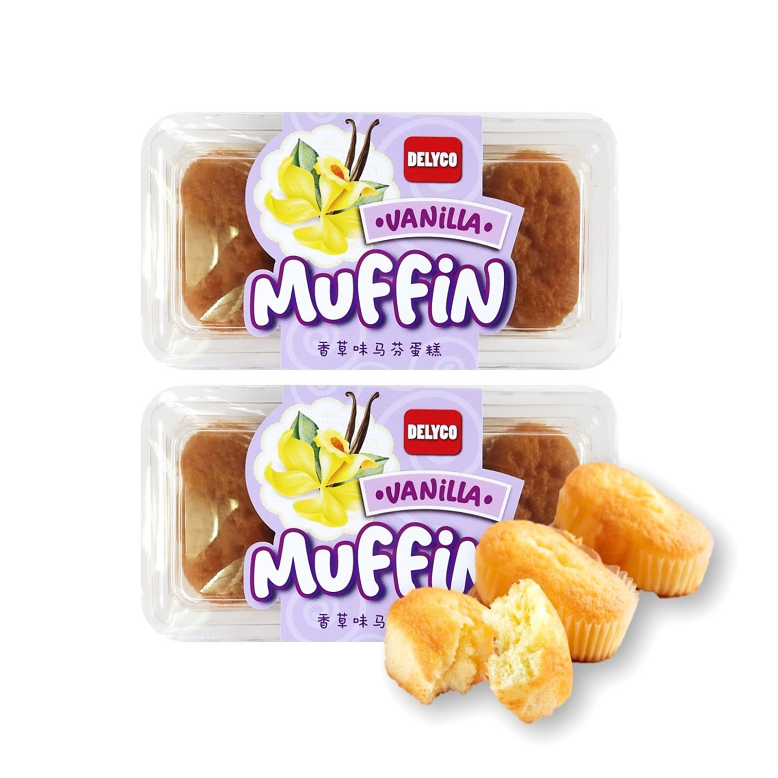 Delyco Vanilla Muffin [Bundle of 2] | NTUC FairPrice